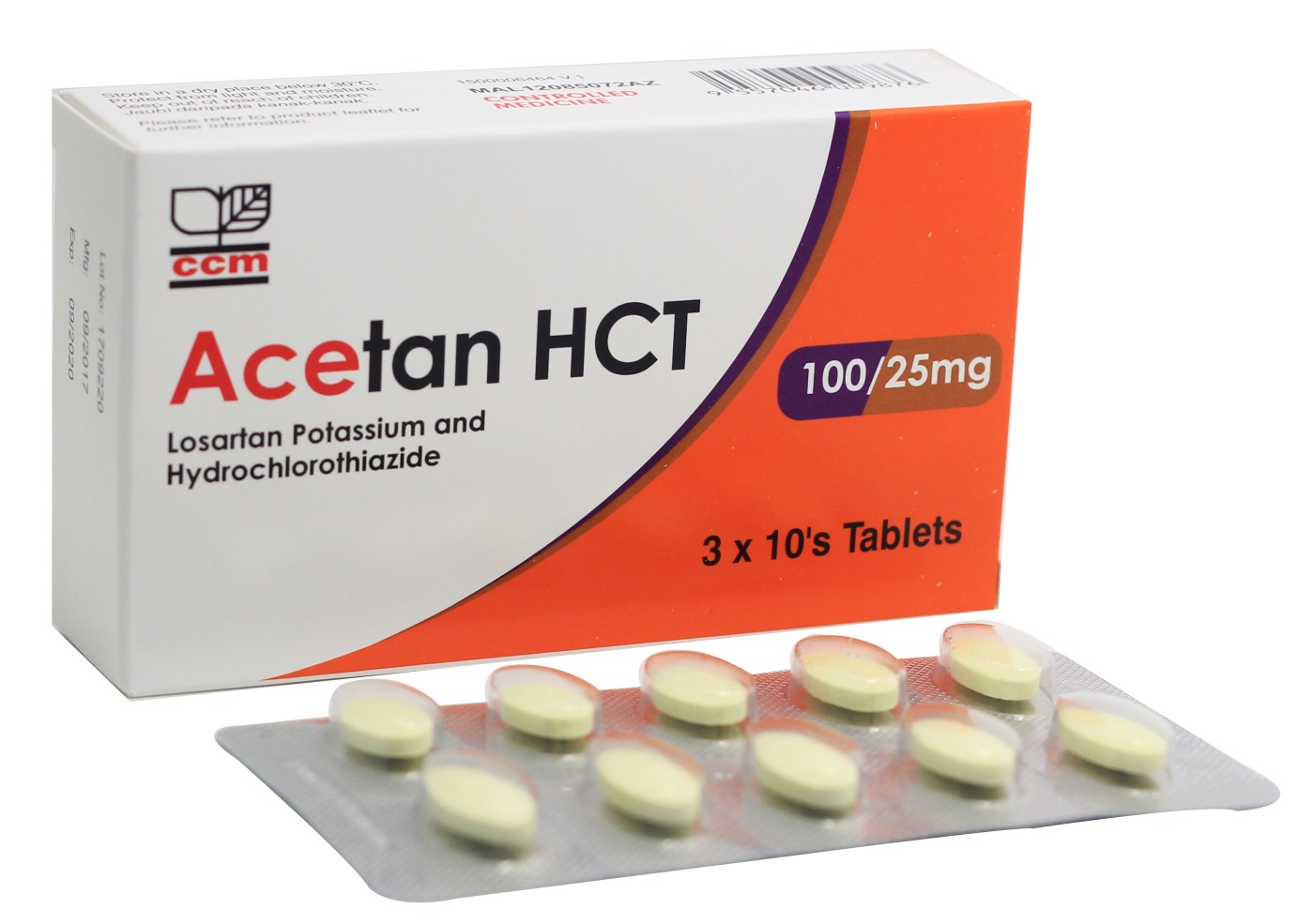 Acetan HCT Tablet 100/25mg | Duopharma (M) Sendirian Berhad | CPHI Online