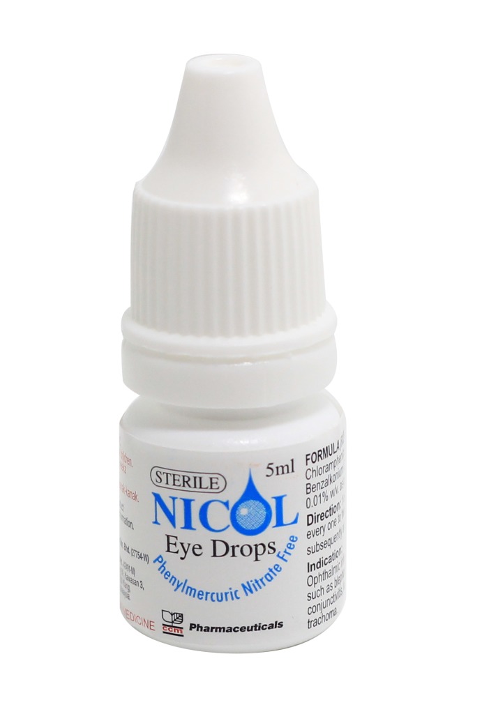 Nicol Eye Drops 0.5% W/V | Duopharma (M) Sendirian Berhad | CPHI Online