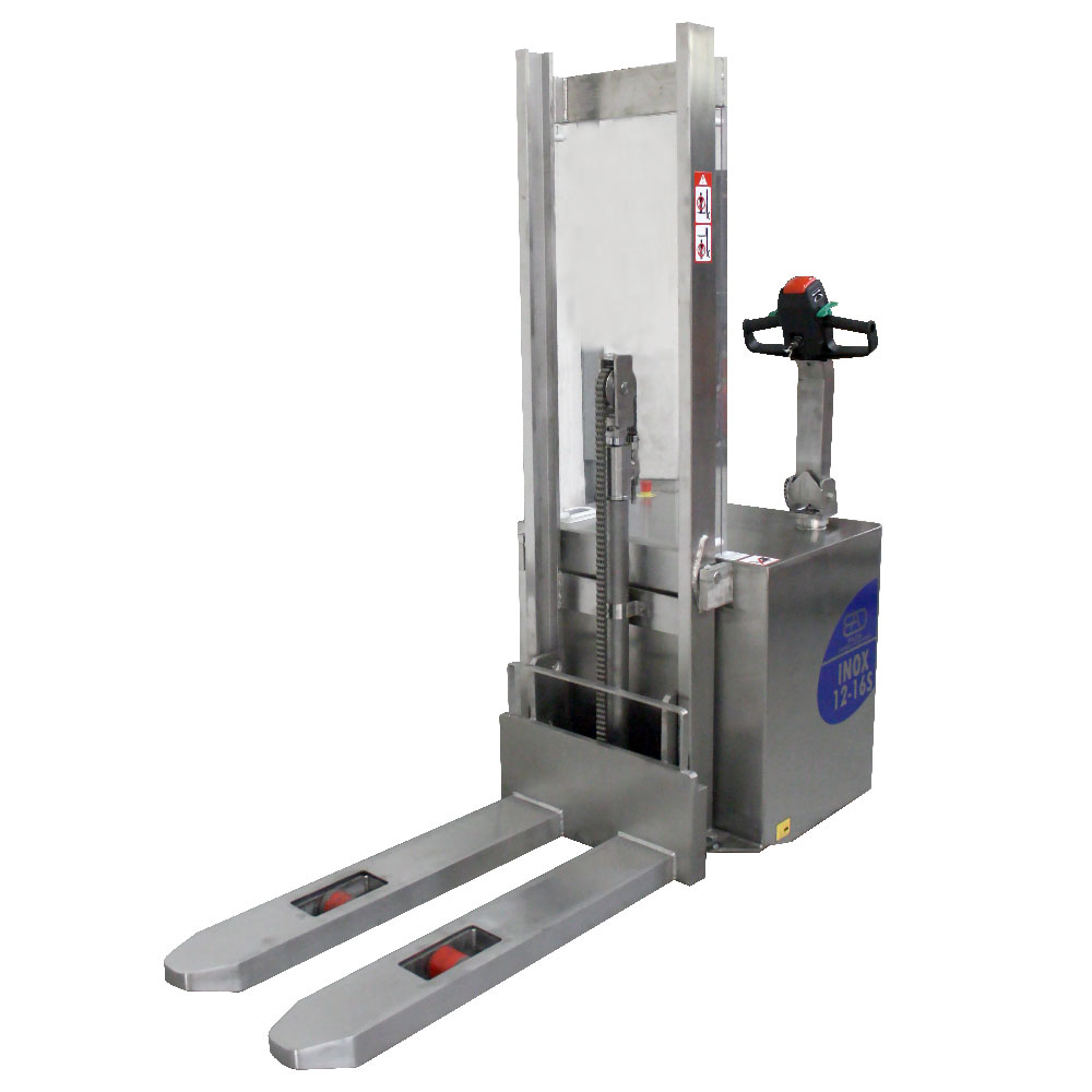 STAINLESS STEEL ELECTRICAL STACKER | BADA MATERIAL HANDLING | CPHI Online