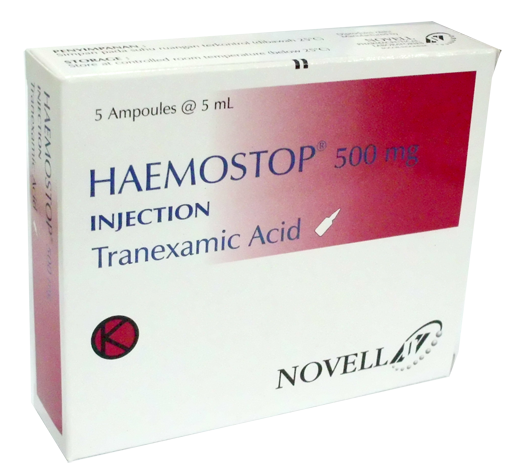 Haemostop (Tranexamic Acid) Solution for Injection | CPHI Online