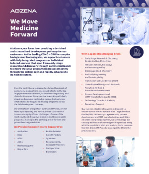 About Abzena | CPHI Online