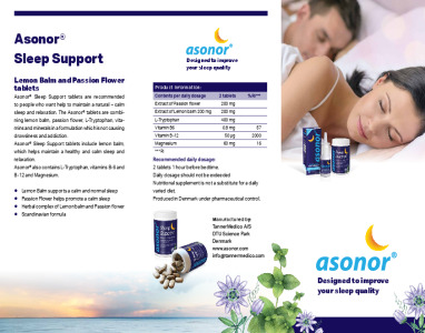 Asonor | TannerMedico A/S | CPHI Online