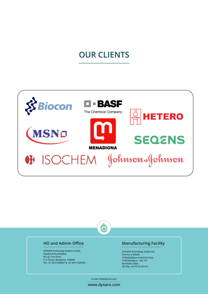 Brochure | Dynarx Technology (India) Ltd | CPHI Online