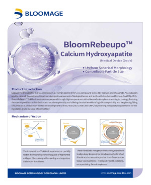 Calcium Hydroxyapatite | Bloomage Biotechnology Corp.,Ltd. | CPHI Online