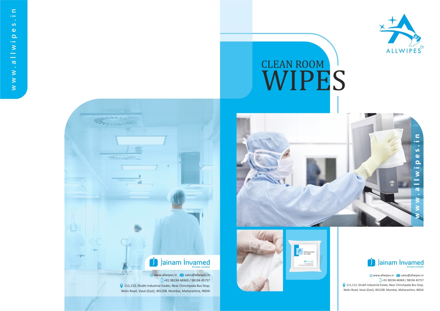 CATALOG CLEANROOM WIPES | Jainam Invamed Pvt Ltd | CPHI Online