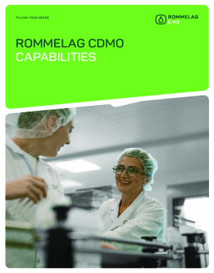 CDMO Capabilities | Rommelag CMO | CPHI Online
