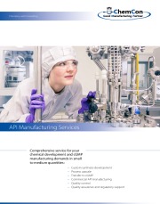 ChemCon API Manufacturing Services | ChemCon GmbH | CPHI Online