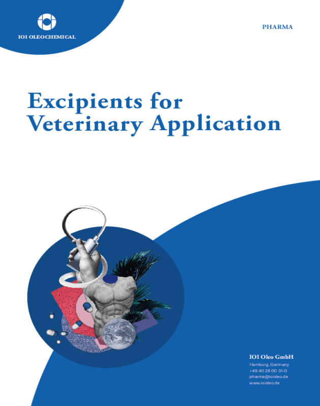 Excipients for Veterinary Application | IOI Oleo GmbH | CPHI Online