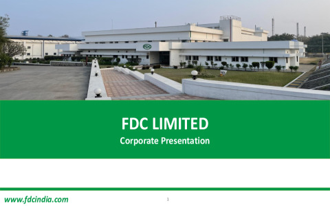 FDC Corporate Presentation | FDC Limited | CPHI Online