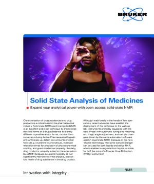 Solid State NMR of Medicines for Formulation Analysis | CPHI Online