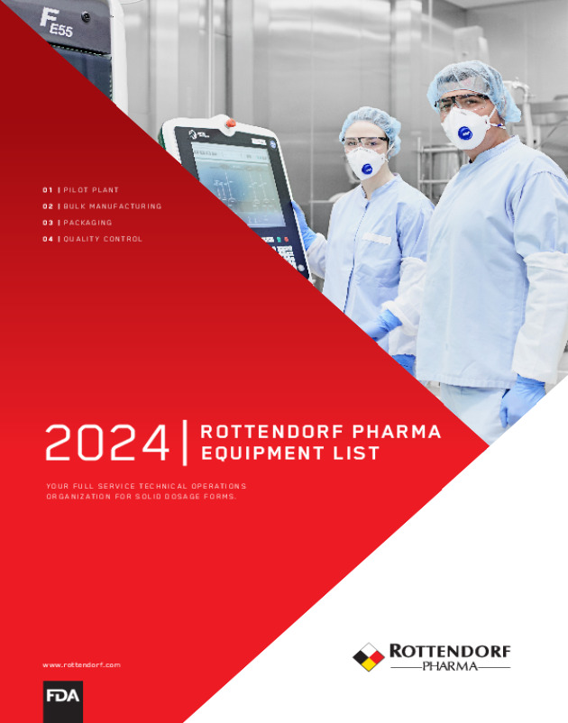 Equipment list 2024 | Rottendorf Pharma GmbH | CPHI Online