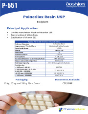 Polacrilex Resin USP (Doshion P 551) | CPHI Online