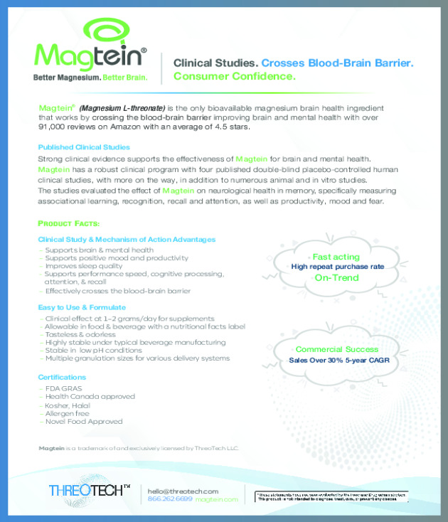 Sales Sheet | Magtein® | CPHI Online