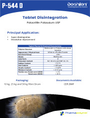 Tablet Disintegration (Doshion P 544 D) | CPHI Online
