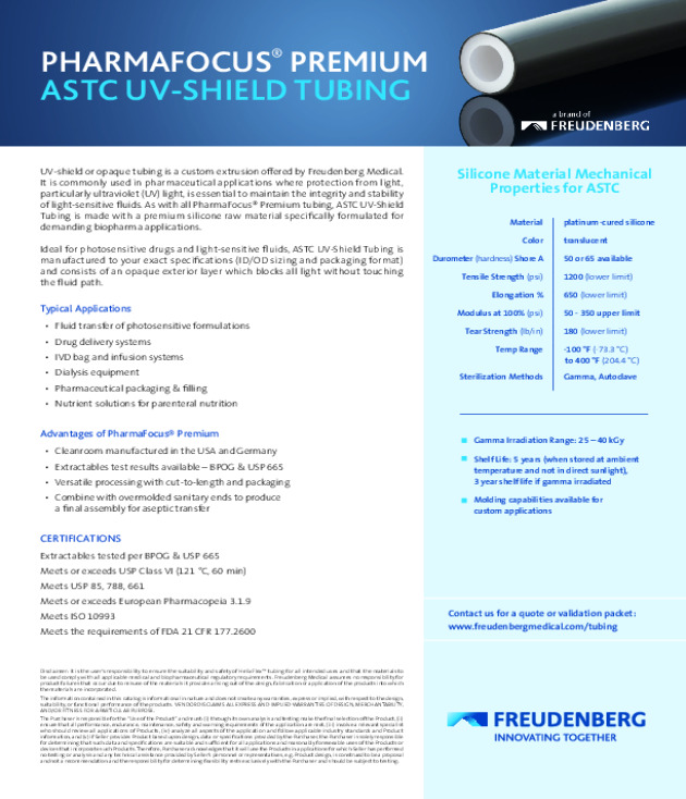 UV-Shield Tubing for light sensitive fluids | CPHI Online