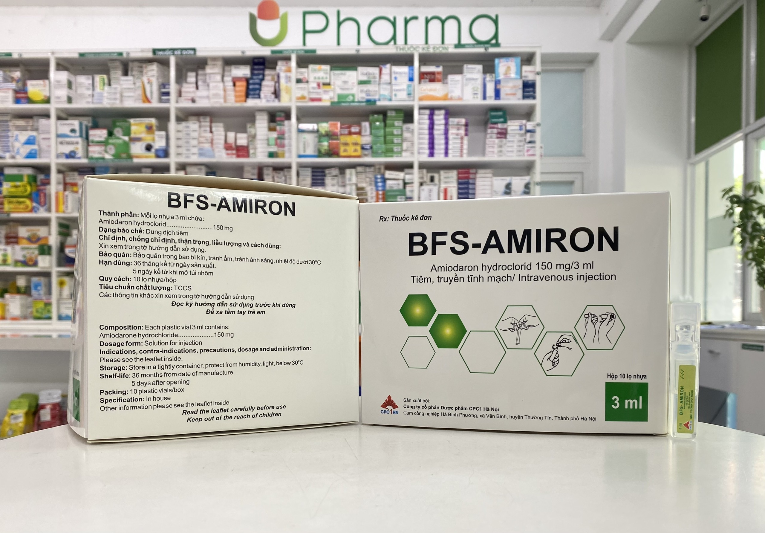 BFS-AMIRON (Amiodaron hydrochloride 150mg/3ml - Injection) | CPHI Online