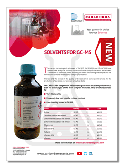HIGH PURITY SOLVENTS FOR GAZ CHROMATOGRAPHY | CPHI Online