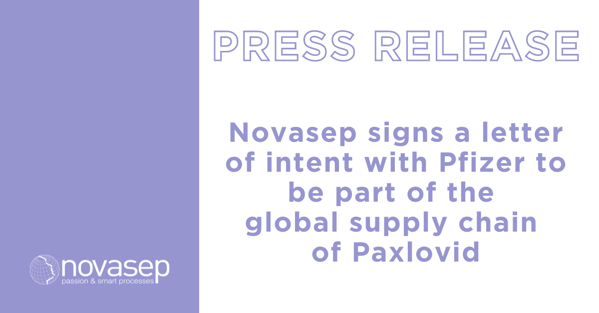 Novasep signs a letter of intent with Pfizer to be part of... | CPHI Online