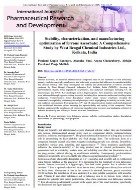 Stability, characterization, and manufacturing optimization... | CPHI Online