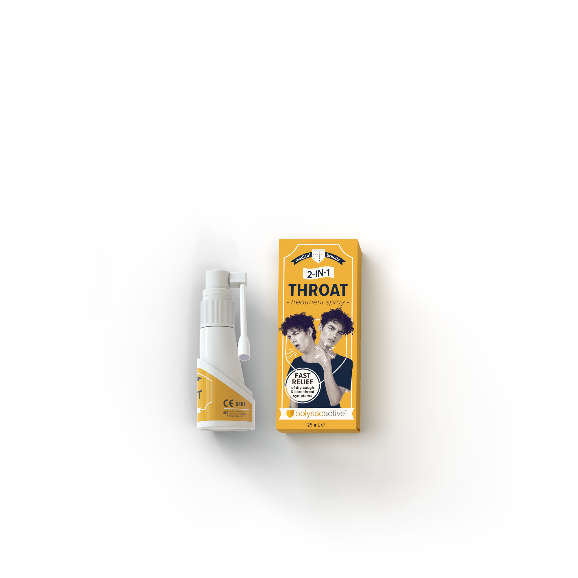 2-in-1 Throat Spray | Medical Brands B.V. | CPHI Online