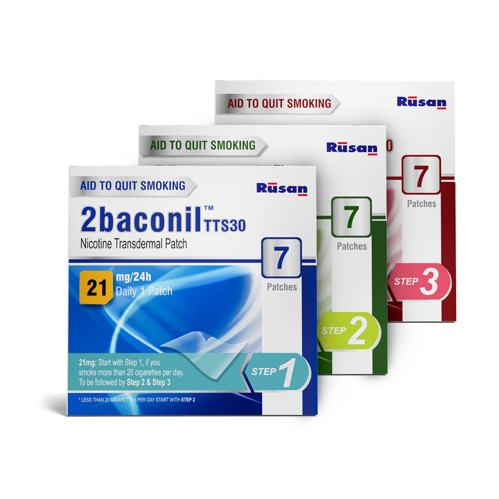 2baconil Nicotine Transdermal Patch | Rusan Pharma Ltd | CPHI Online