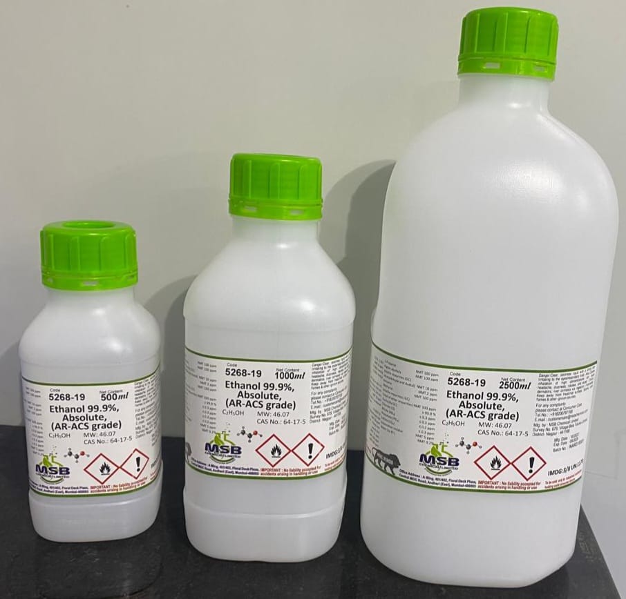 ABSOLUTE ALOCOHOL AR-ACS 99.9% | MSB Chemical Ltd | CPHI Online