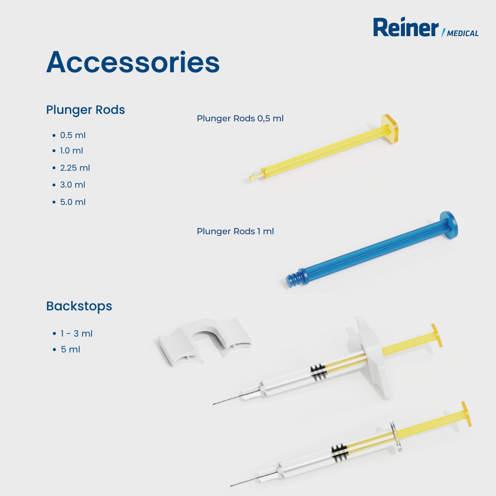 Accessories for Syringes: Plunger Rods y Backstops | CPHI Online
