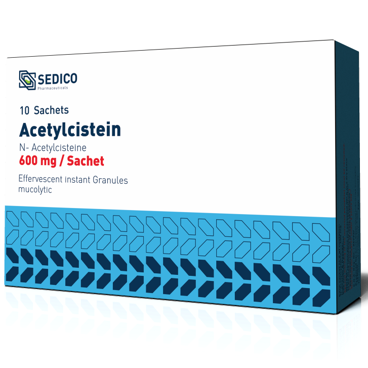 Acetylcistein 600mg Sachets | SEDICO Pharmaceutical Company | CPHI Online
