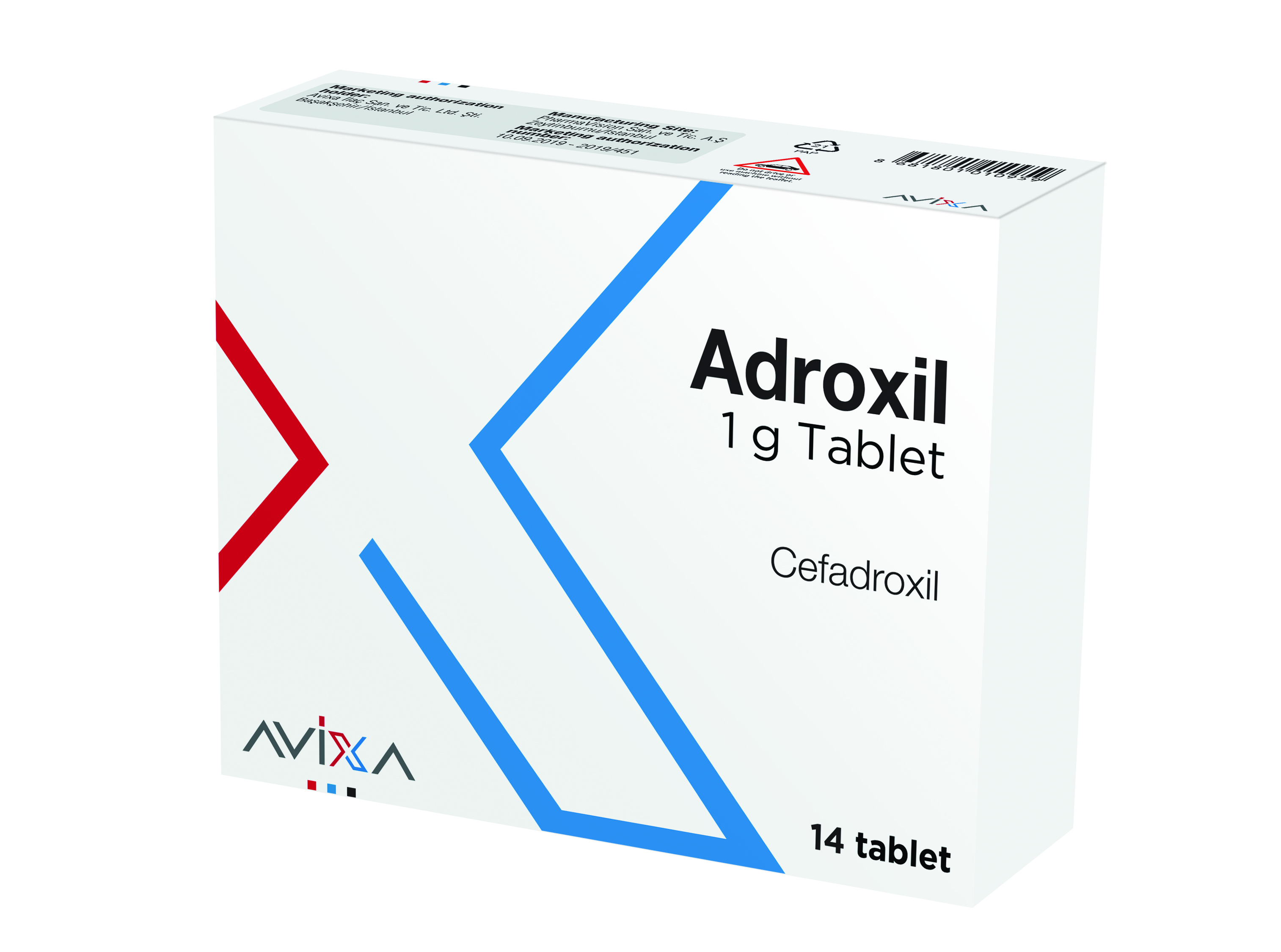 Adroxil 1000mg Tablet, 14 Tablets (Cefadroxil Monohydrate) | CPHI Online