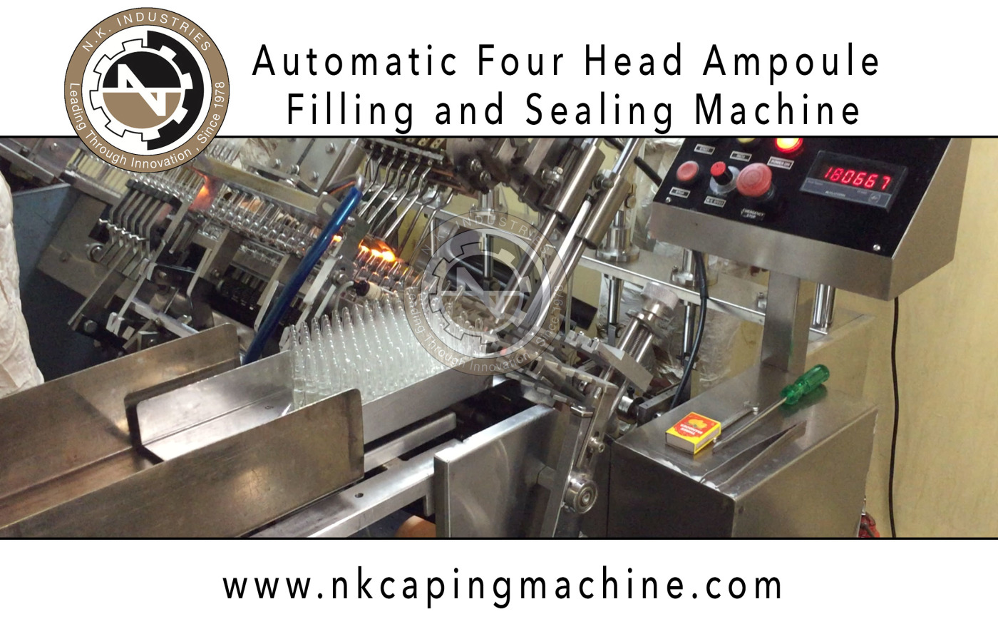 Ampoule Filling and Sealing Machine . | N. K. Industries | CPHI Online