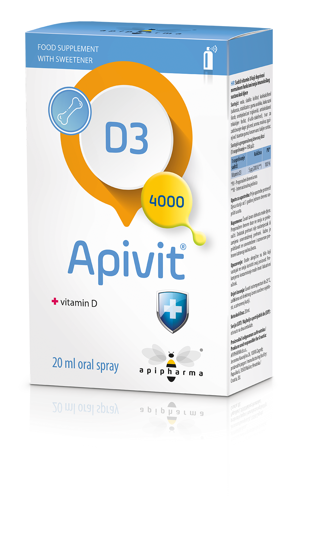 Apivit® D3 4000 oral spray | APIPHARMA d.o.o. | CPHI Online