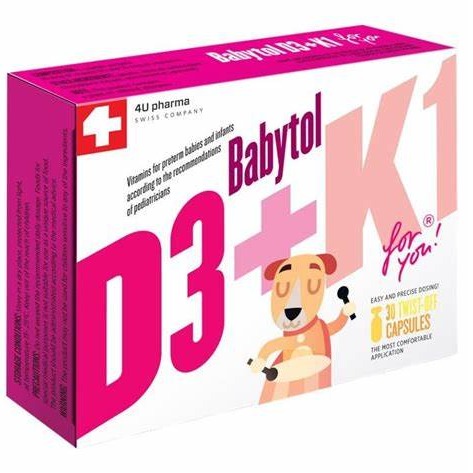 Babytol D3 + K1 for you! | 4U Pharma Food | CPHI Online