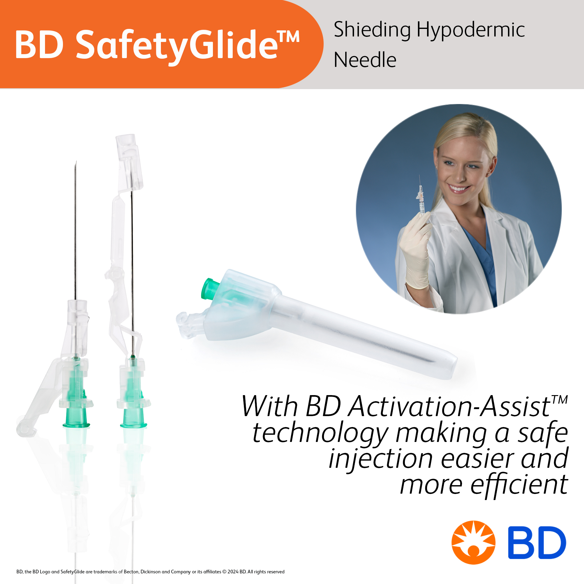 BD SafetyGlide™ Shielding Hypodermic Needle | CPHI Online