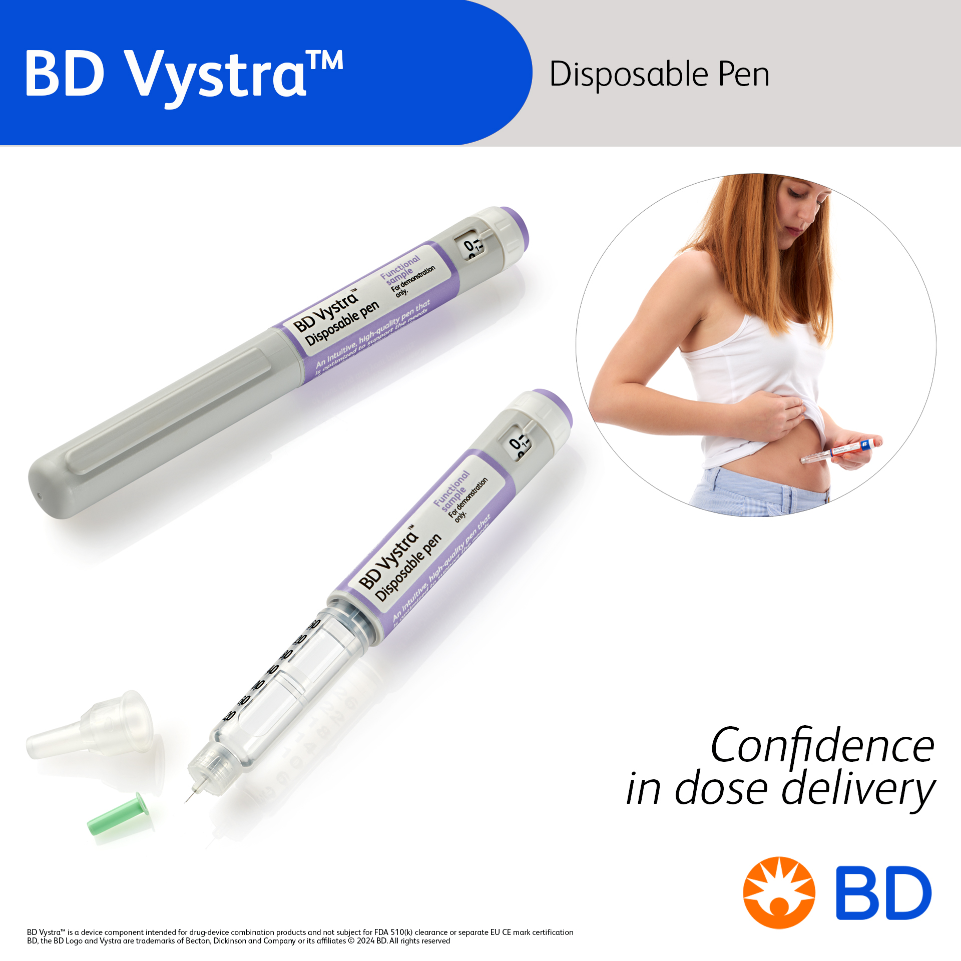 BD Vystra™ Disposable Pen | SAS BECTON DICKINSON FRANCE (BD) | CPHI Online