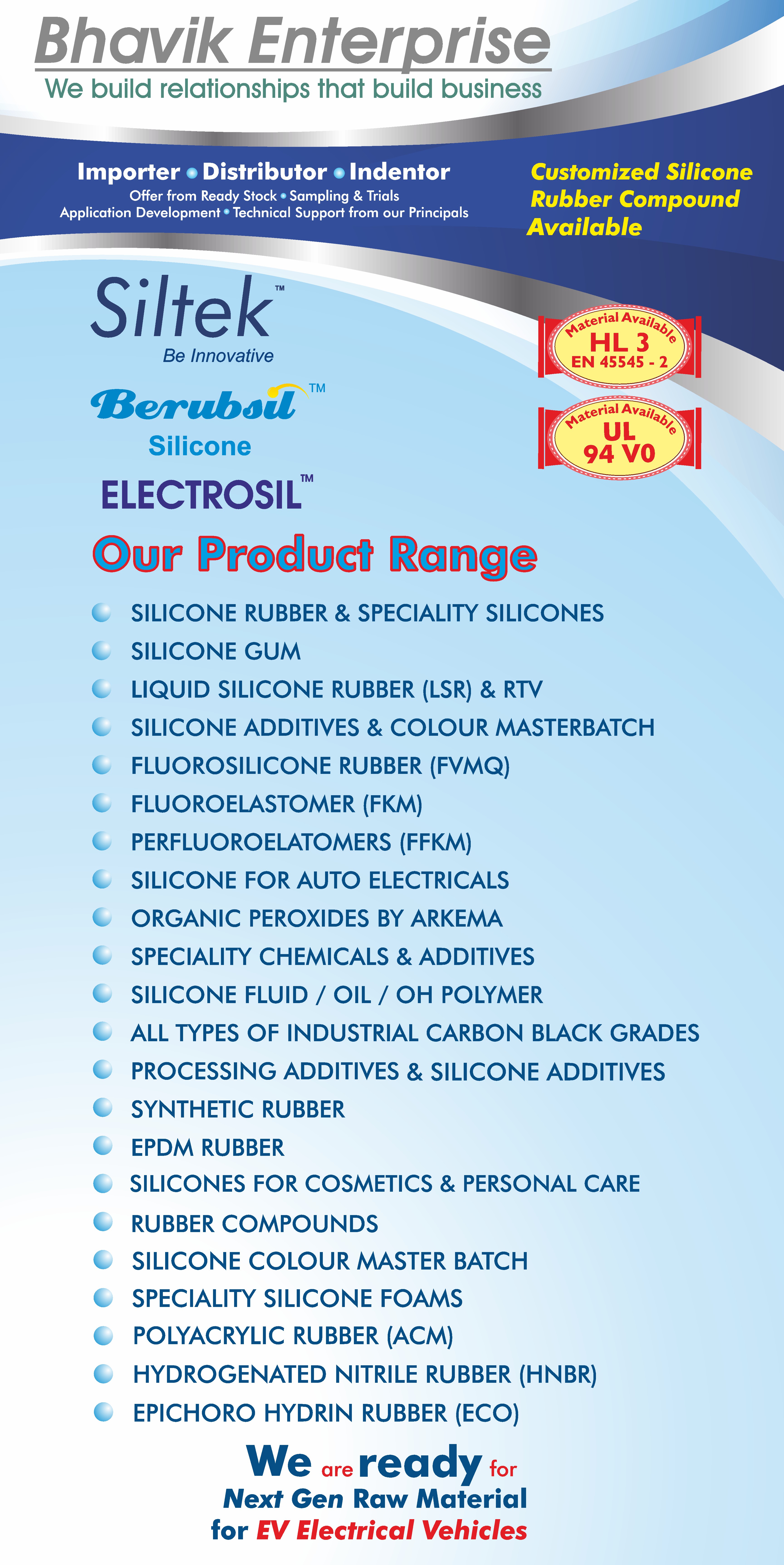 Bhavik Enterprise - Rubber Range | Bhavik Enterprises | CPHI Online