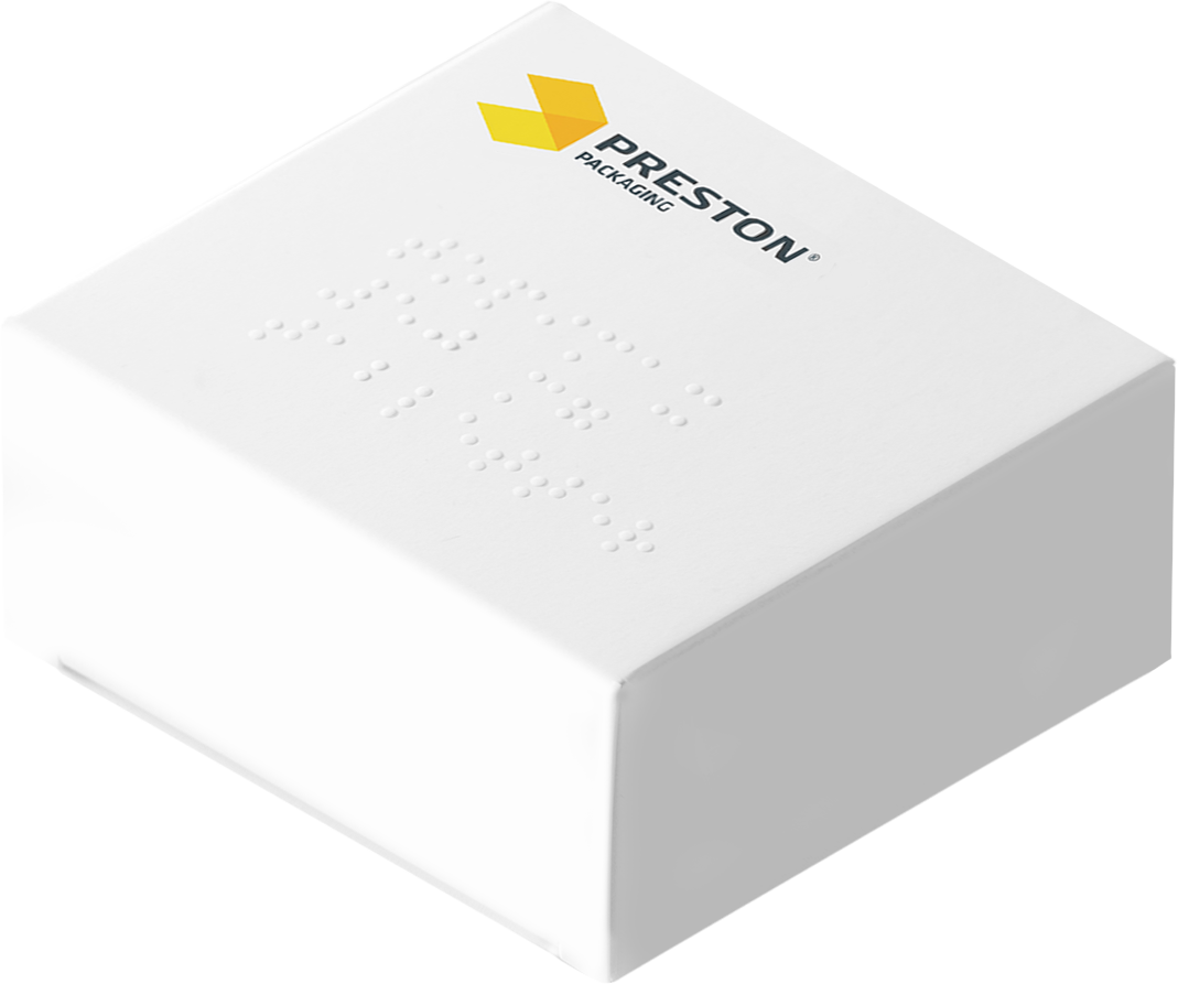 Braille embossed packaging | Preston Packaging | CPHI Online