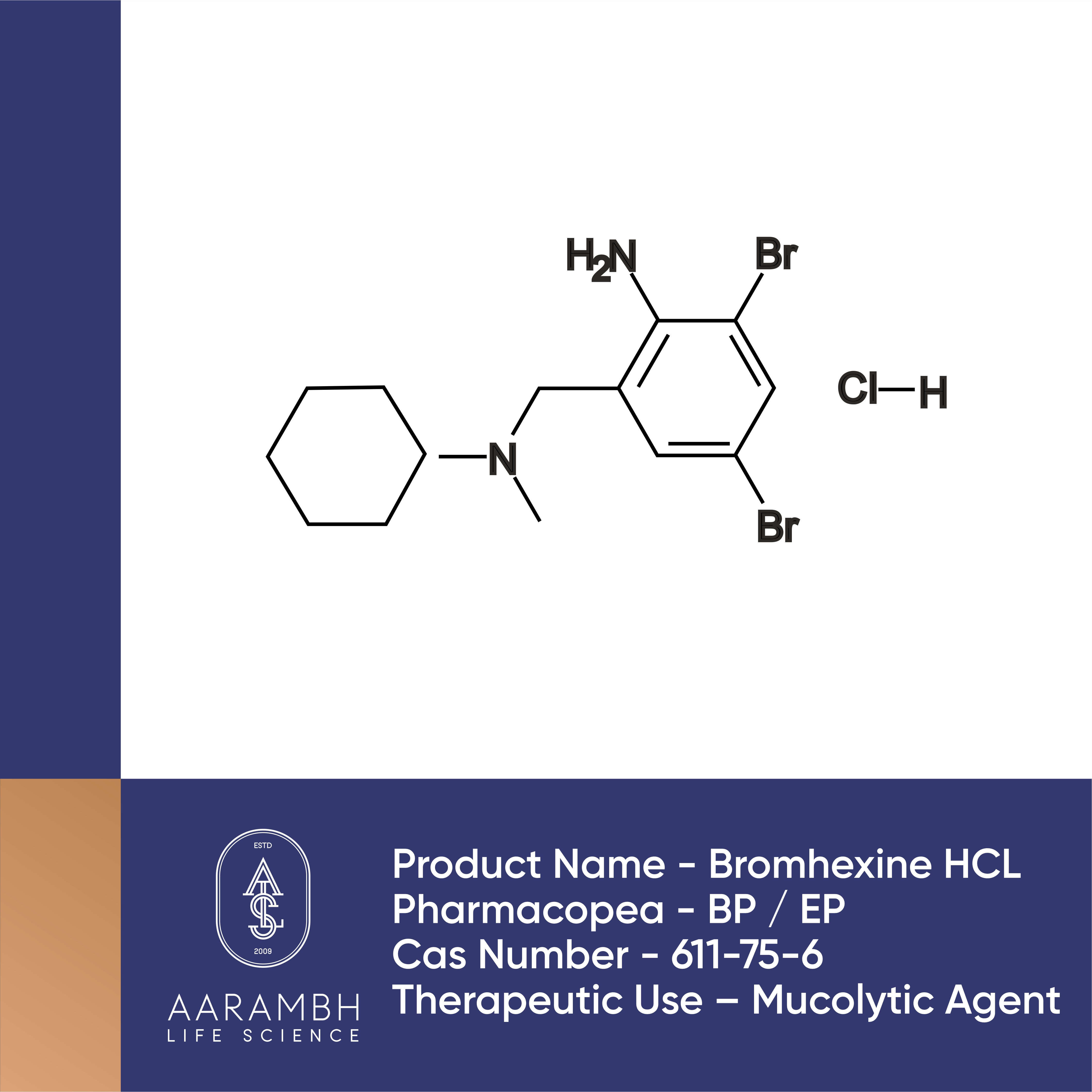 Bromhexine HCL | AARAMBH LIFE SCIENCE | CPHI Online
