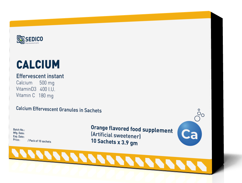 Calcium Sachets | SEDICO Pharmaceutical Company | CPHI Online