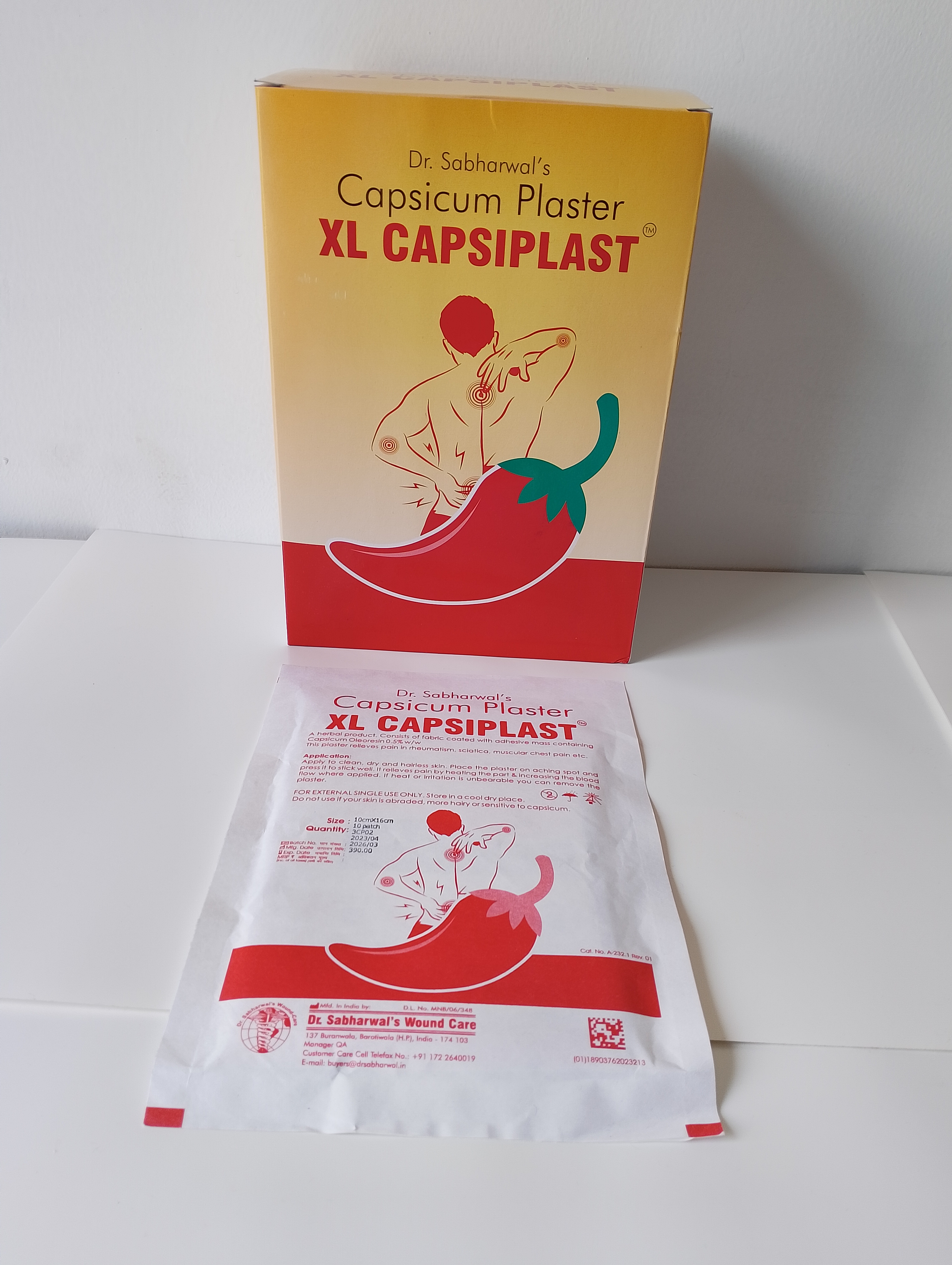 Capsicum Plaster | DR. SABHARWALS MANUFACTURING LABS LIMITED | CPHI Online