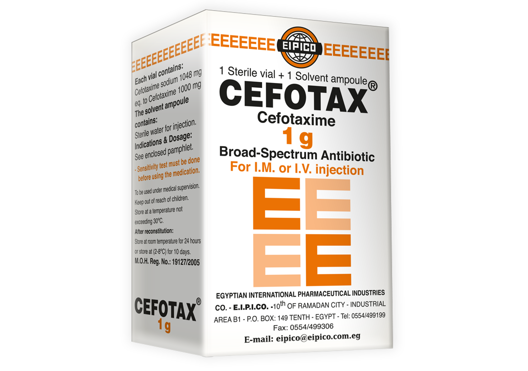 CEFOTAX ®(cefotaxime) | EIPICO | CPHI Online