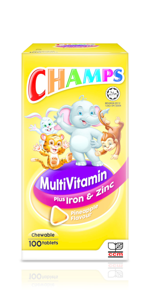 Champs Multivitamin Plus Iron & Zinc (Pineapple) | CPHI Online