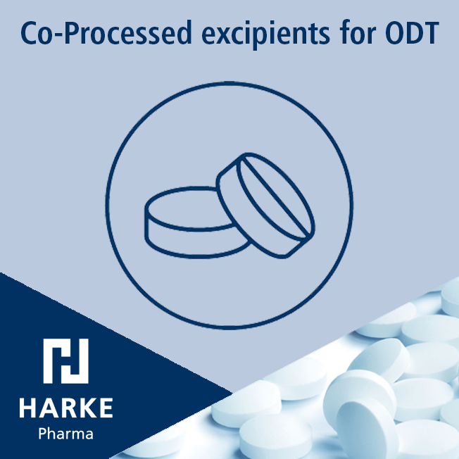 Co-Processed excipients for ODT (GRANFILLER-D®, HiSORAD™, SmartEx ...