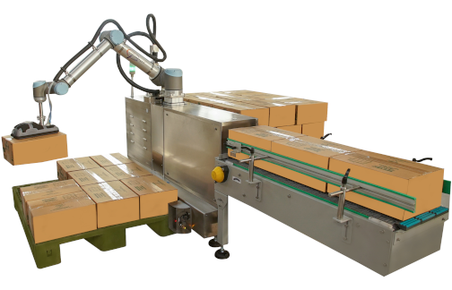 COLLABORATIVE ROBOT PALLETIZER | Clearpack Automation Pvt. Ltd. | CPHI Online