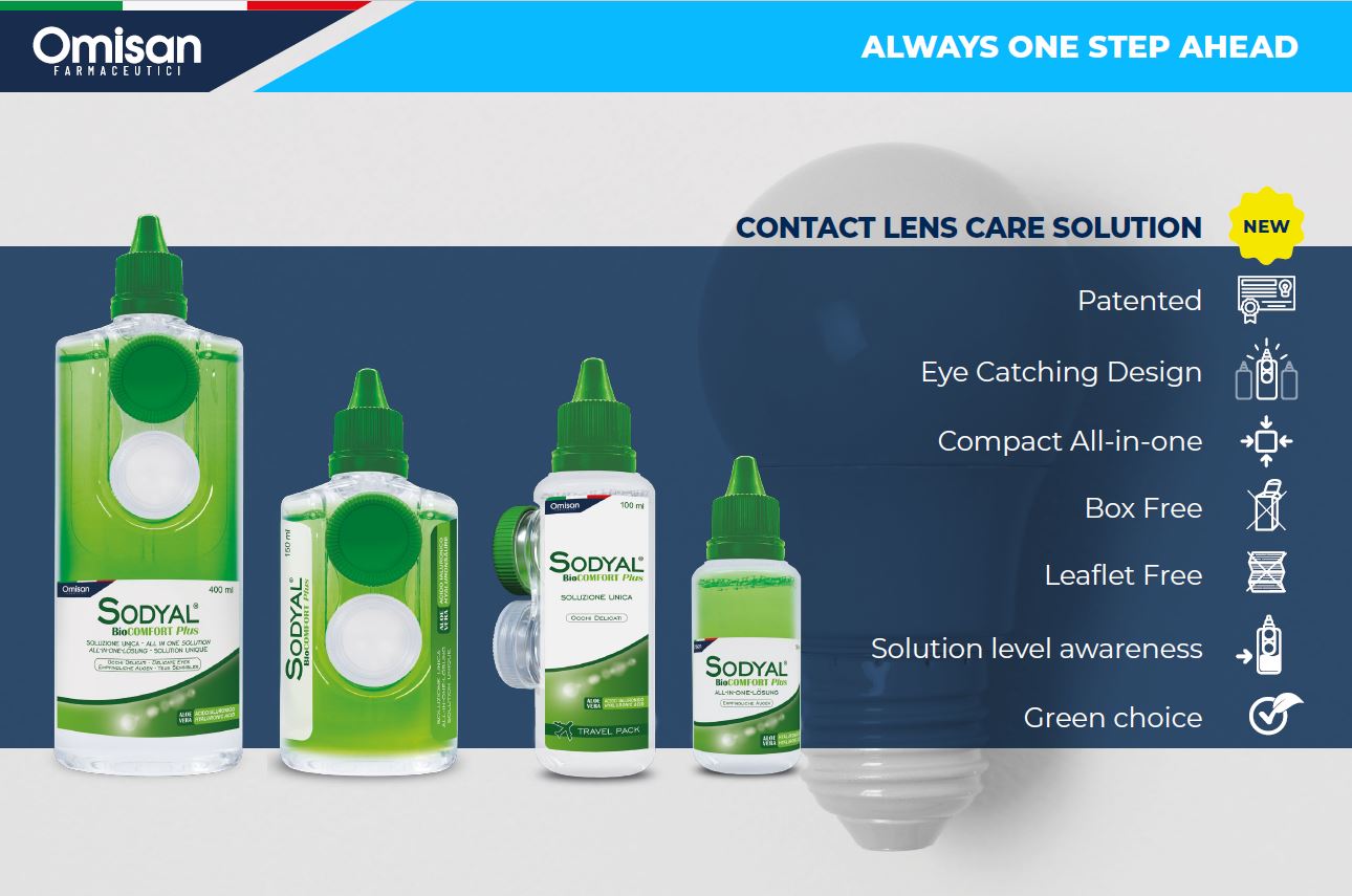 Compact Contact Lens Solution | OMISAN FARMACEUTICI SRL | CPHI Online