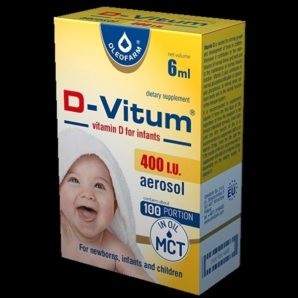 D-Vitum 400 j.m. – aerozol | Oleofarm Sp. z o.o. | CPHI Online
