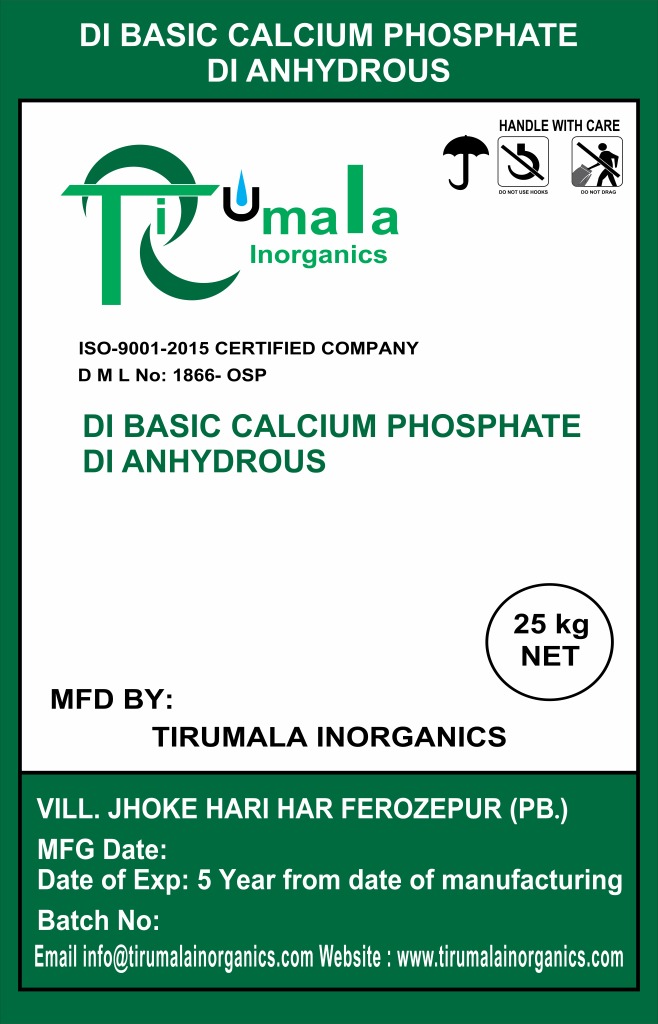 Dibasic Clacium Phosphate Anhydrous IP/BP/USP | CPHI Online