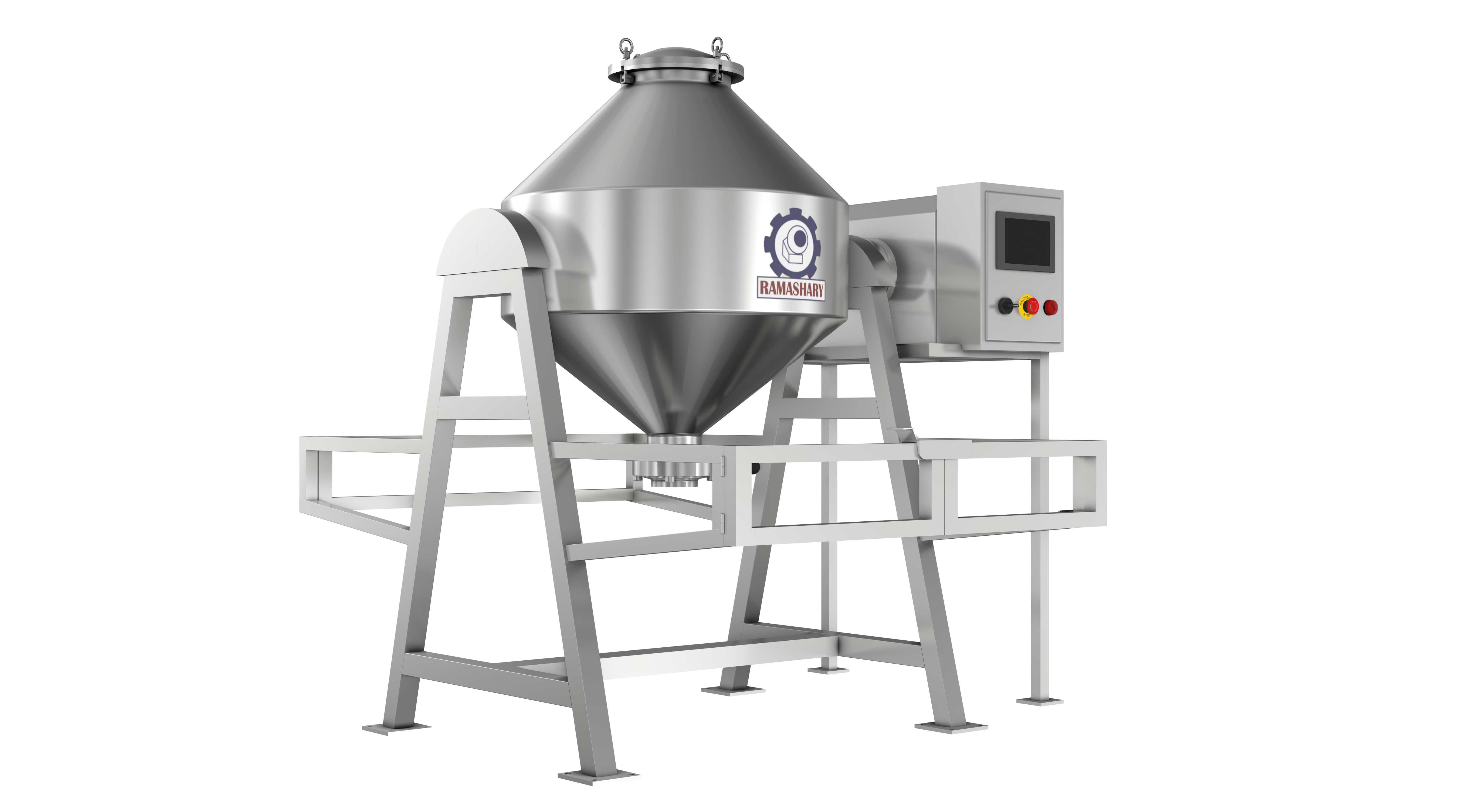 Double Cone Blender | Ramashary Pharma Machinery Pvt. Ltd. | CPHI Online