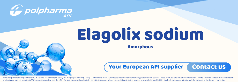 Elagolix sodium Amorphous form | Polpharma Group | CPHI Online