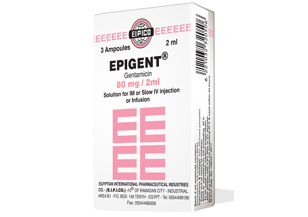 EPIGENT ®(gentamicin) | EIPICO | CPHI Online