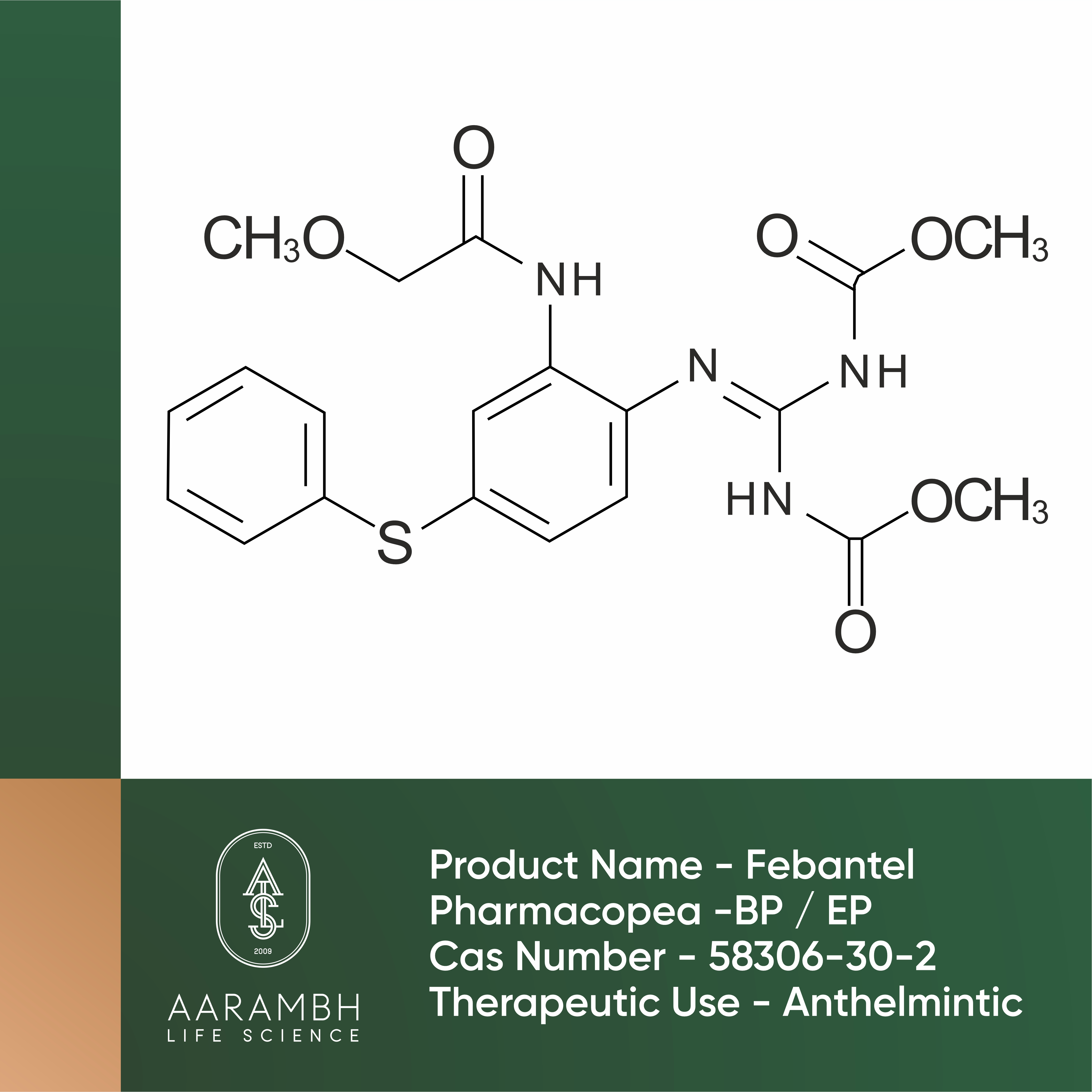 Febantel | AARAMBH LIFE SCIENCE | CPHI Online
